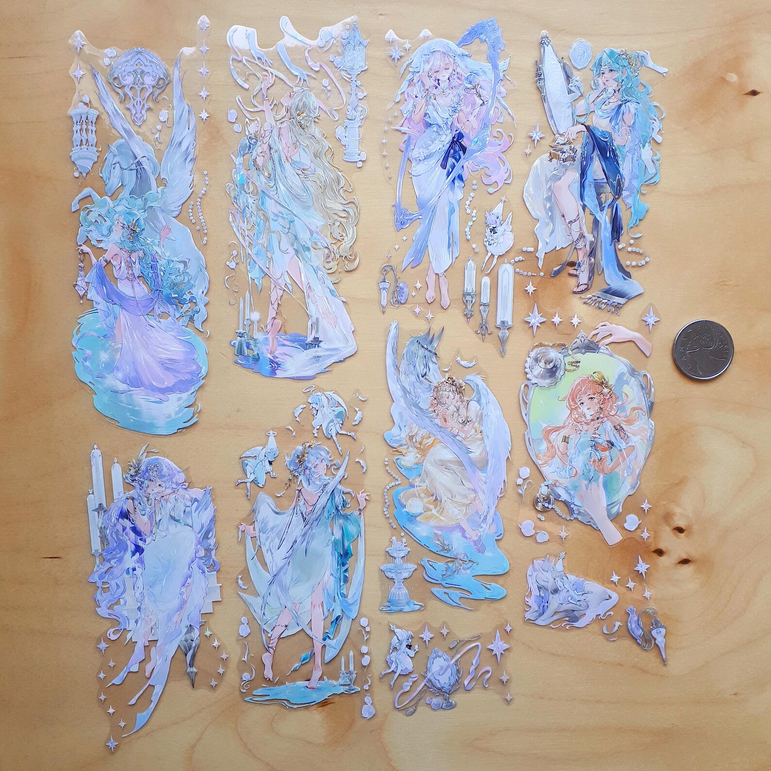 Dazzling Dancer Crystal Die-cut Stickers - Goldfoil Bellydancer Exotic ...