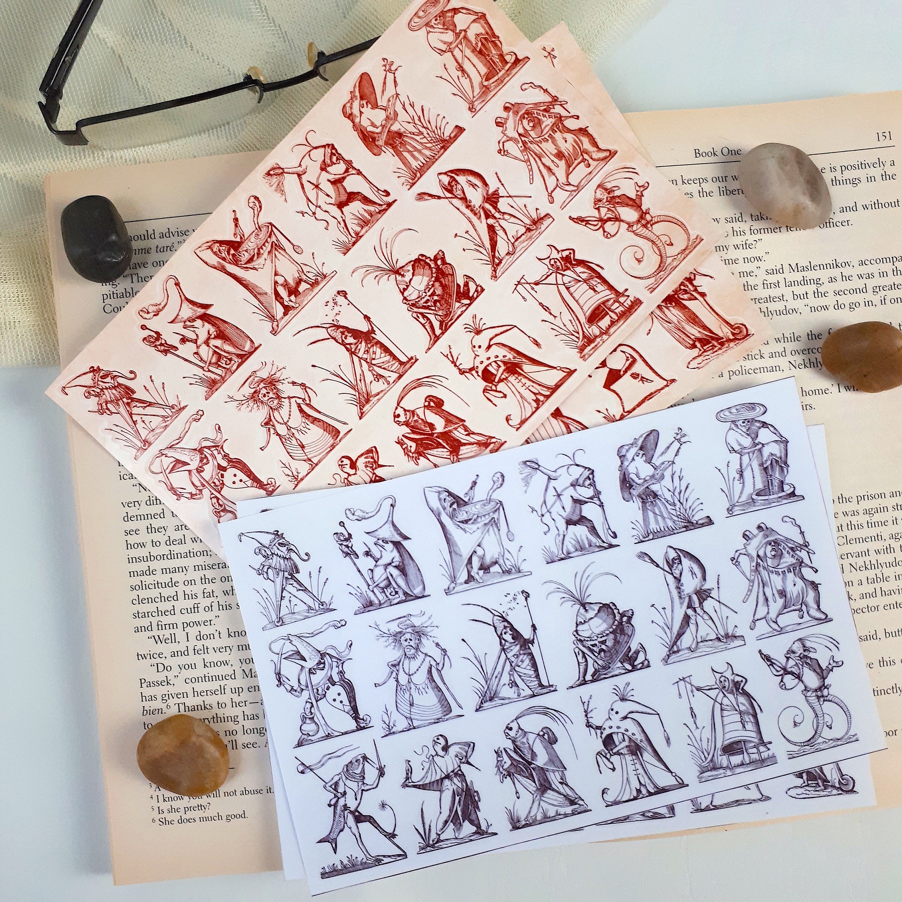Ye Olde Cryptids Planner Sticker Sheet Waterproof Vinyl - Journal ...