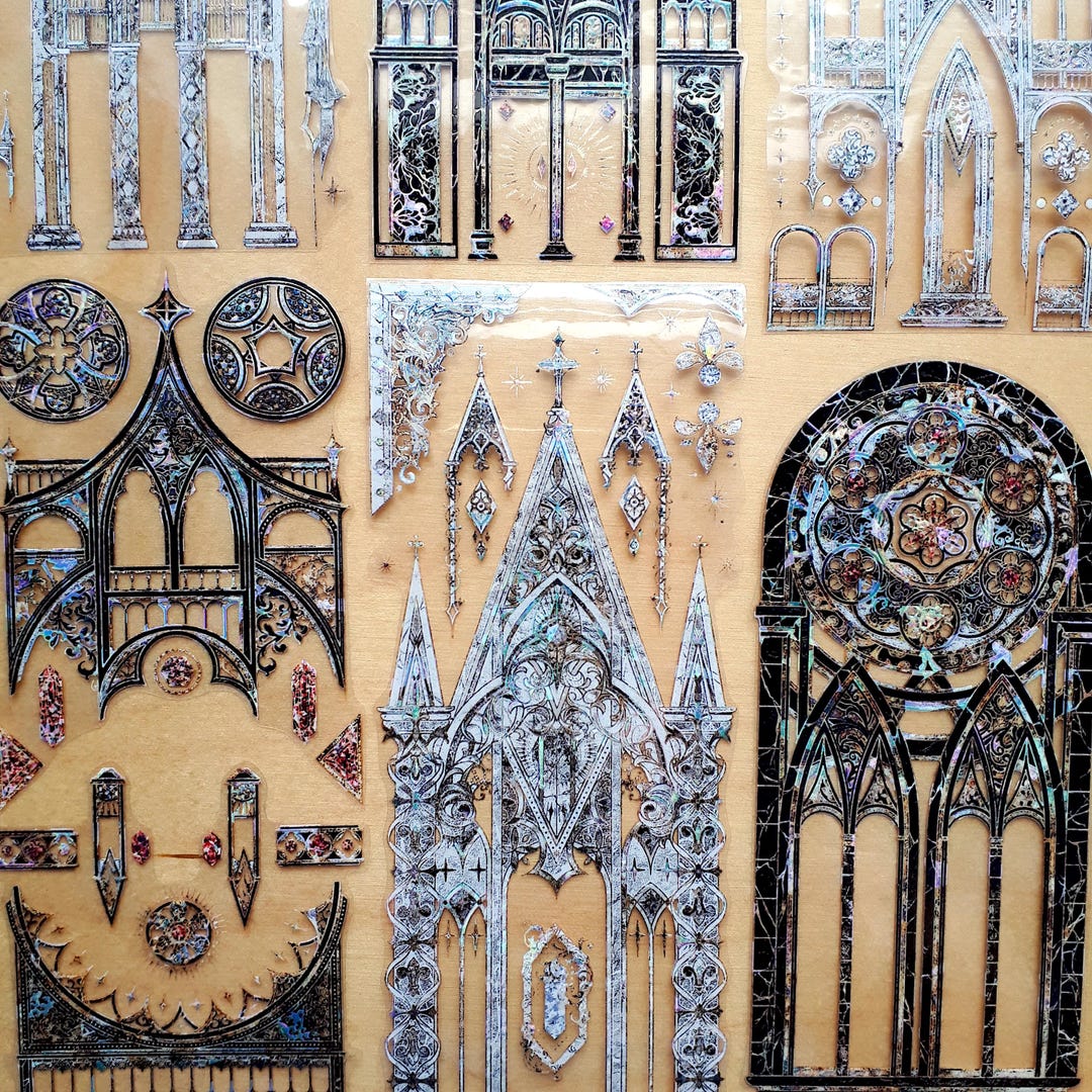 Twilight Temple V2 Crystal Diecut Stickers - Scrapbook Journal ...