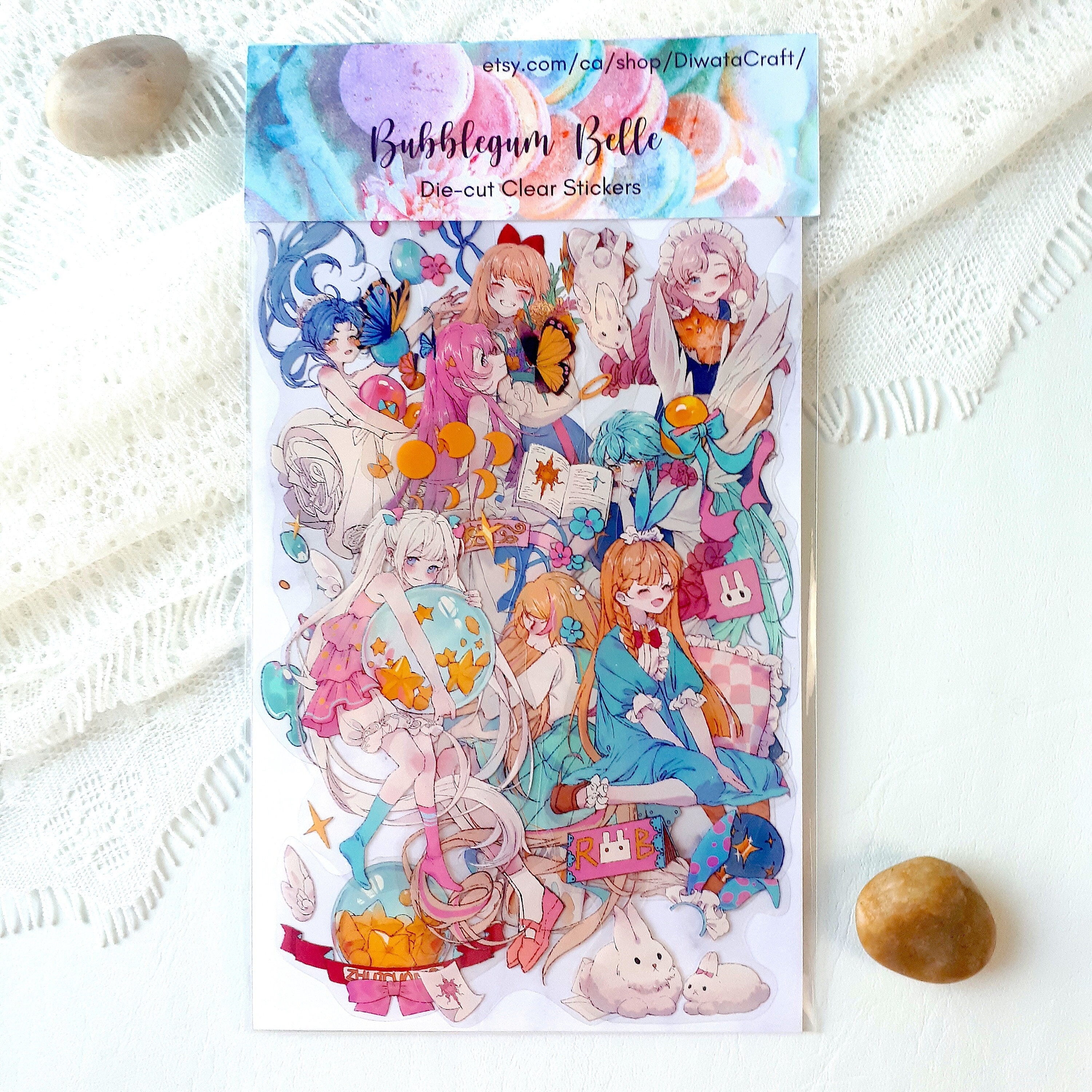 Cat Girl Anime Sticker - Etsy