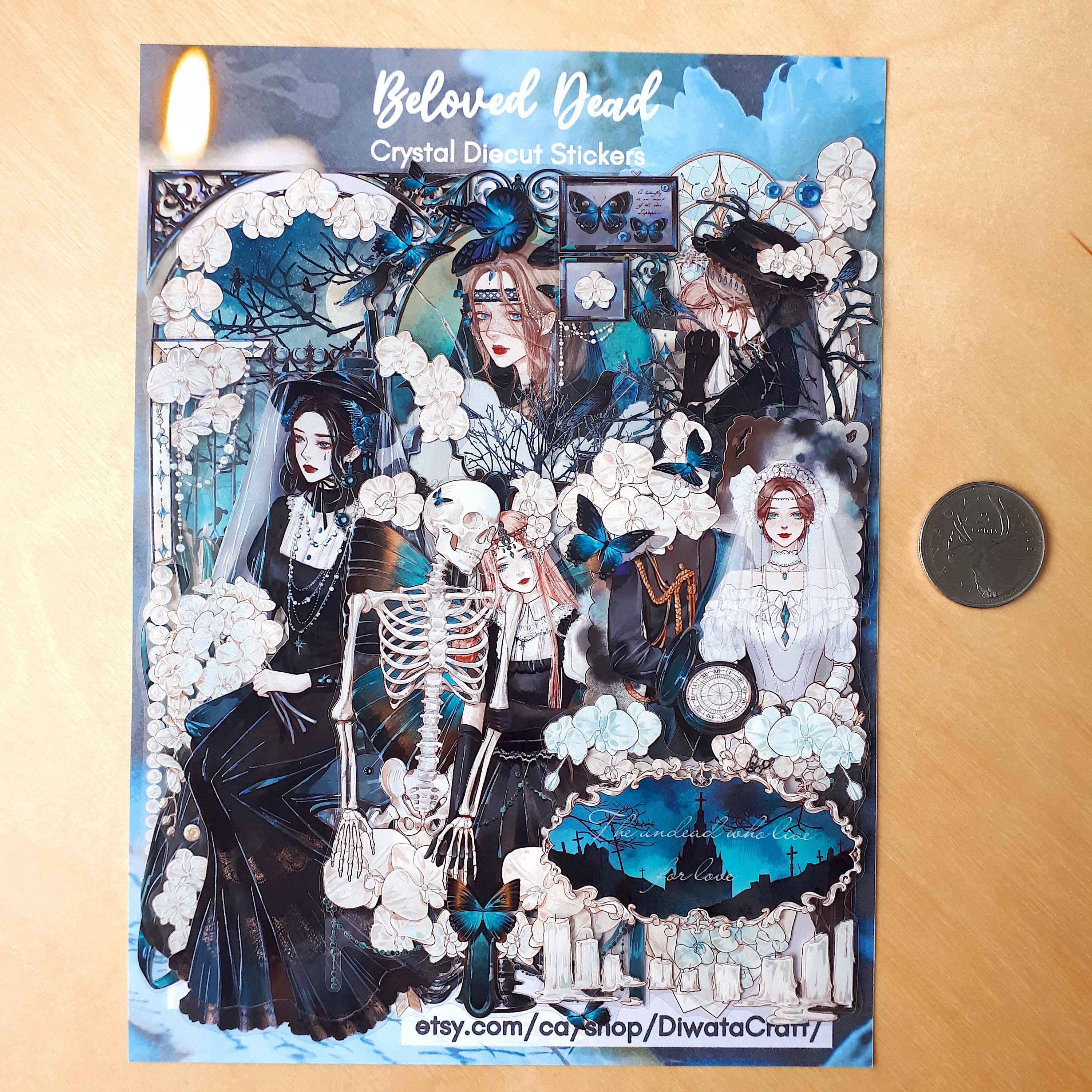 Feast of Greed Crystal Die-cut Stickers - Scrapbook Journal DIY ...