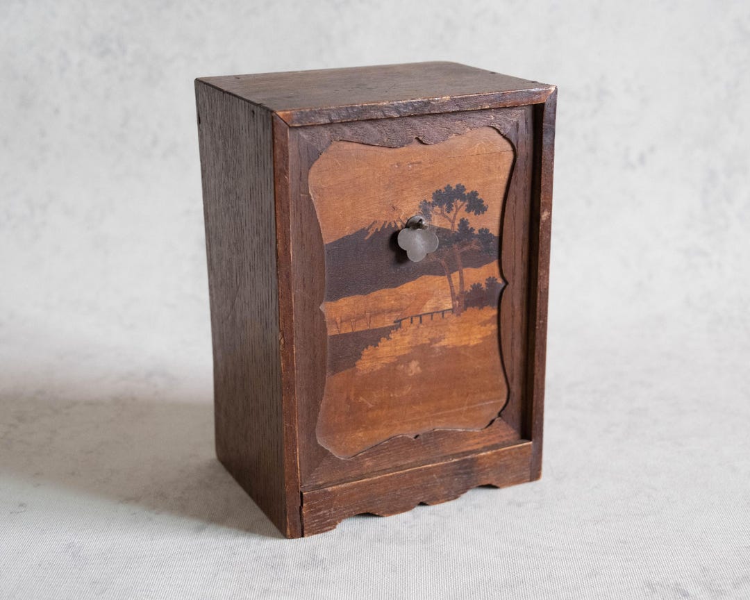 Karuta Game Set in a Wooden Box Hakone Marquetry - Etsy