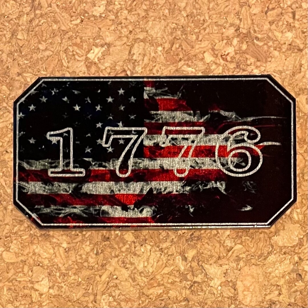 1776 United States Flag Metal Vehicle / Car Badge Decal - Etsy