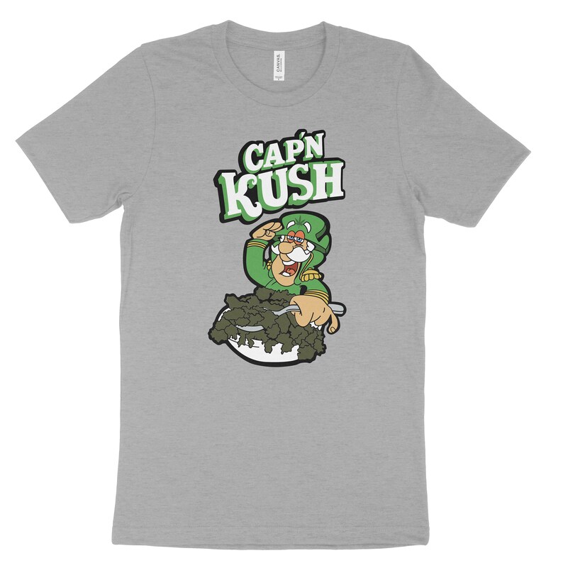 Cap'n Kush T-shirt Weed Gift Ideas Marijuana Gift Ideas - Etsy