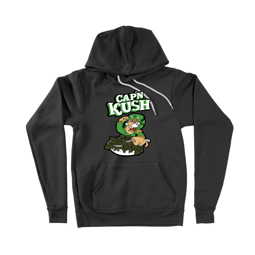 Cap'n Kush Hoodie, Weed Hoodie, Marijuana Hoodie - Etsy