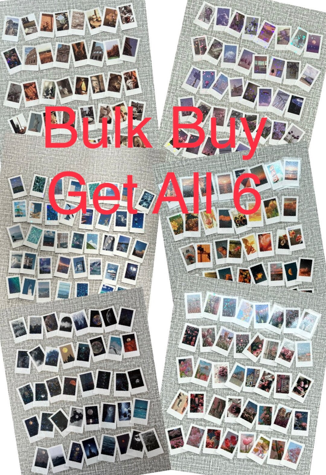 Aesthetic Mini Photograph Stickers, Lifestyle, Floral, Junk Journal ...