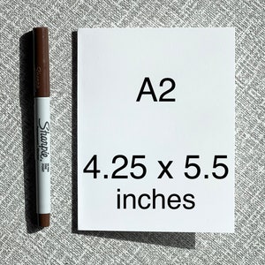 Floral Note Cards, A2 Assorted Cards, Handmade Cards With Envelopes ...