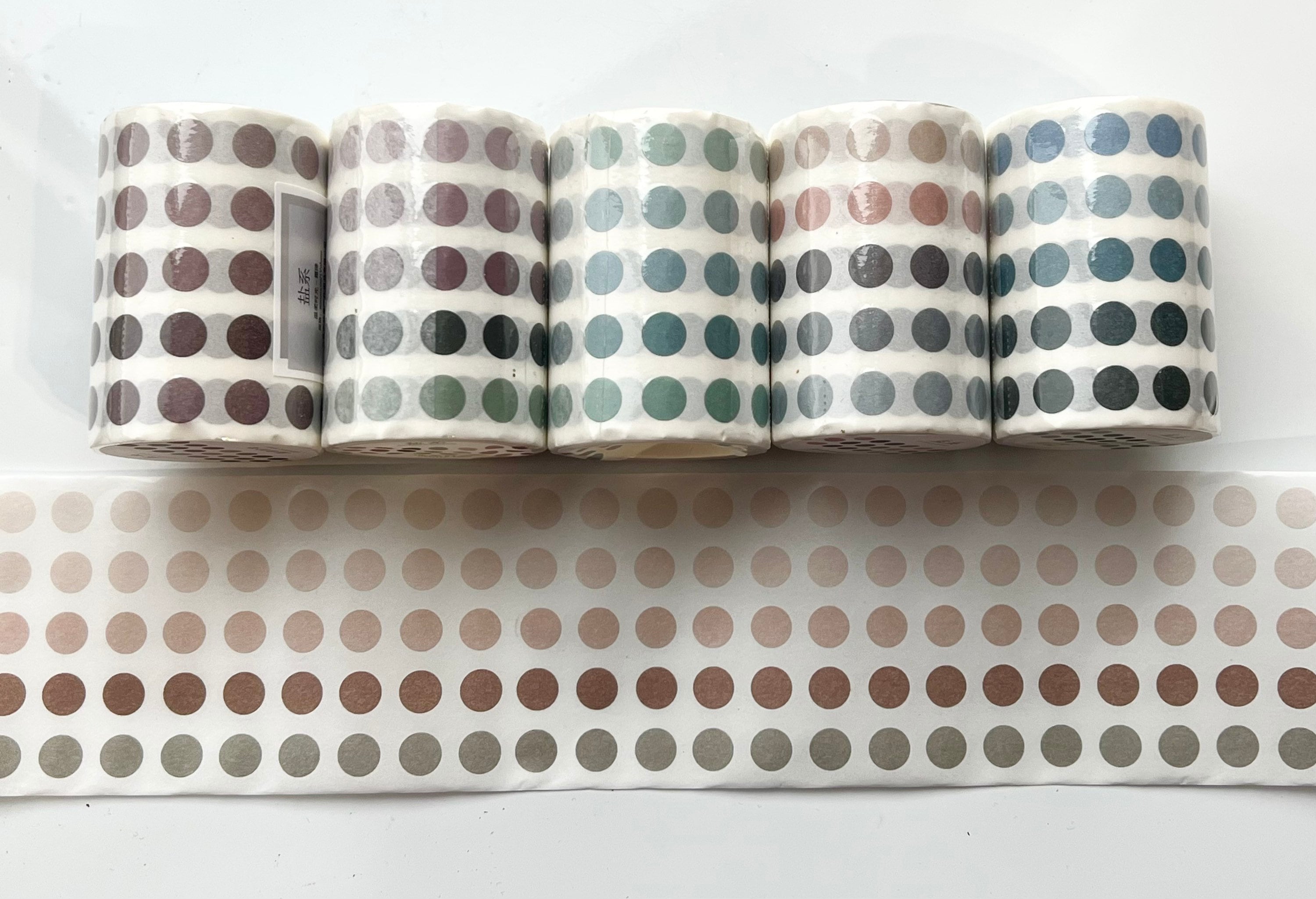 Dot Washi Tape Scrapbooking Supplies Journal Supplies | Etsy