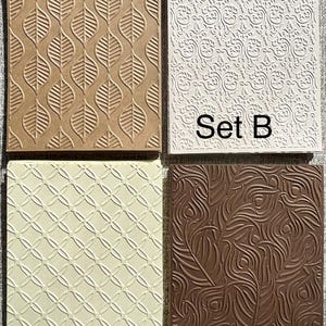 100 Pcs, Embossed Cardstock, Neutral Shades Card Fronts and Toppers ...