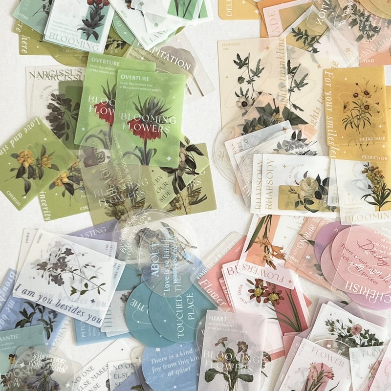 Clear Stickers - Etsy
