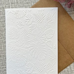 Embossed Note Cards, Blank Cards, Assorted Cards, Minimalist Cards, 4 ...