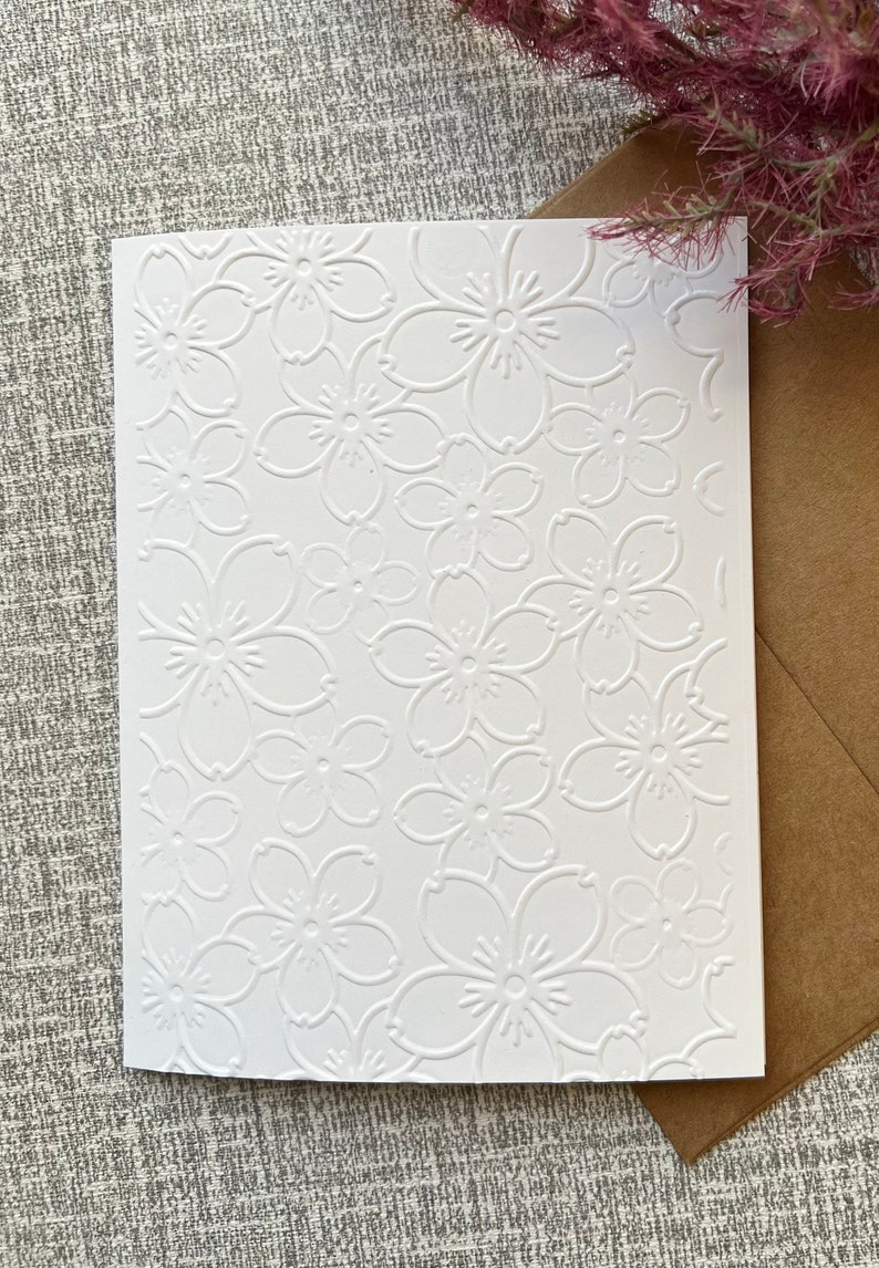 Embossed Note Cards Blank Cards Assorted Cards Minimalist - Etsy