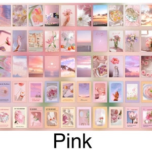 50 PC Mini Washi Sticker Pages, Junk Stickers, Planner Stickers ...