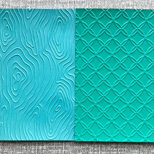 100 Pcs, Embossed Decorative Cardstock, Blue Green Shades, Card Toppers ...