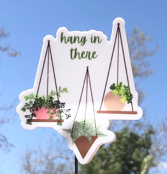 Hanging Plant Sticker Waterproof Sticker Laptop Sticker | Etsy