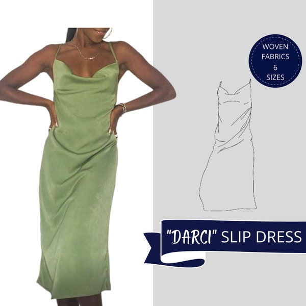 Cowl Back Dress - Etsy