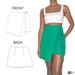 Wrap Skirt Pattern Mini Wrap Pdf Skirt Pattern Digital - Etsy
