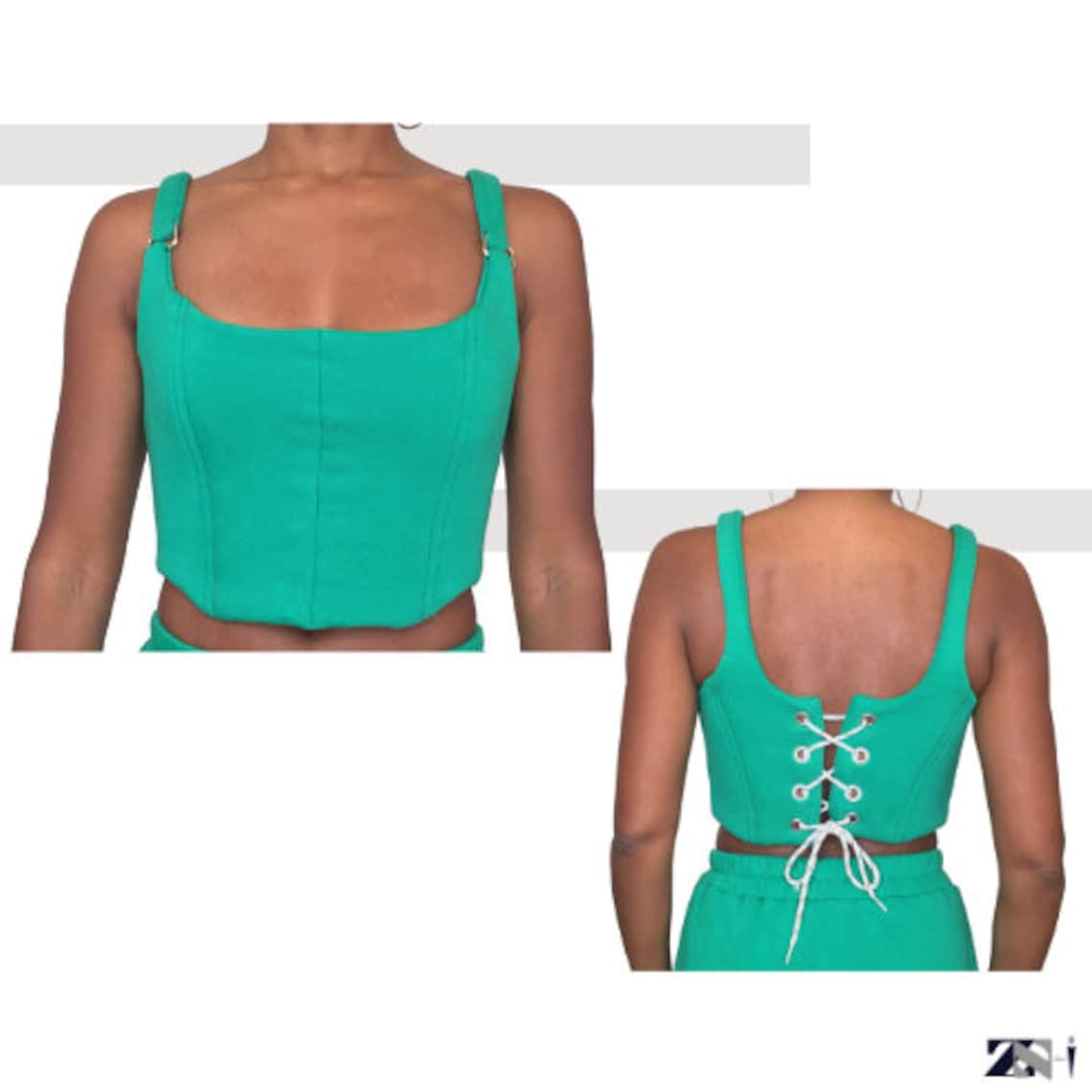 Loungewear Corset Top, Pdf Top Pattern, Digital Sewing Pattern ...