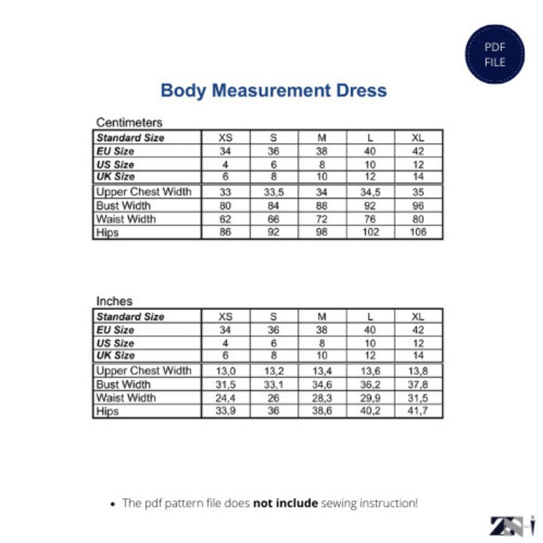 Puff Dress Digital PDF Sewing Pattern Downloadable Pattern - Etsy