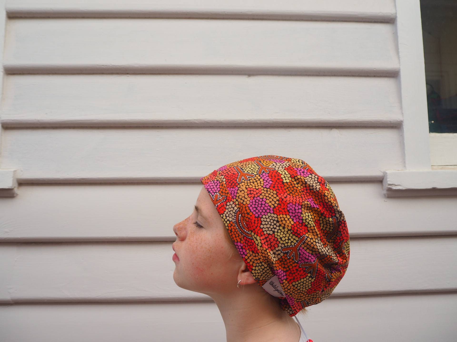 Multicoloured Aboriginal Dot Pattern Scrub Cap - Etsy Australia