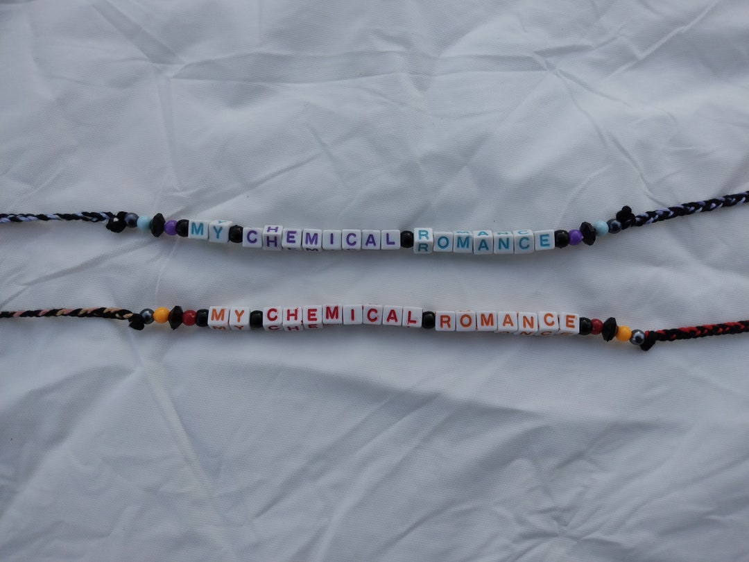 2 Pack of My Chemical Romance Bracelets - Etsy