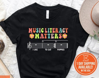 Music Literacy Matters Shirt - Etsy