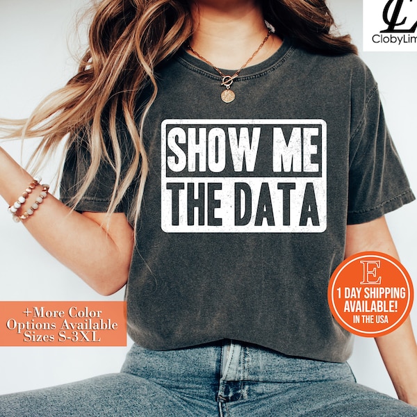 Show Me the Data Mug - Etsy