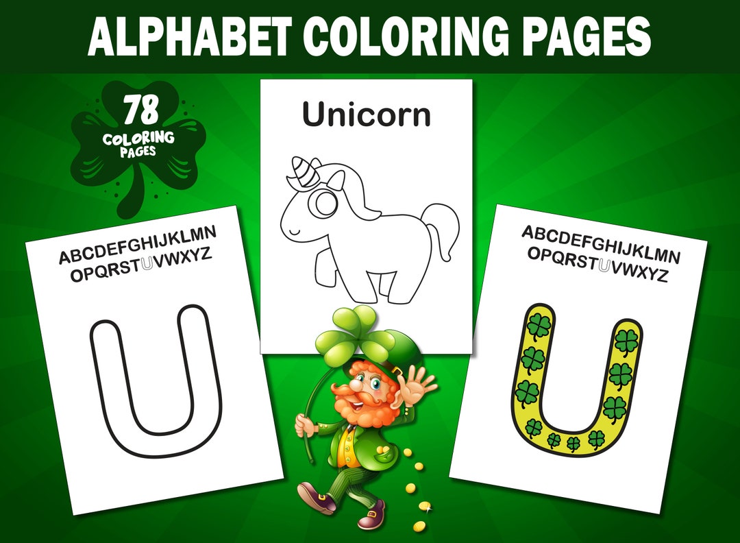 Alphabet Coloring Pages ABC St. Patrick's Day Coloring Pages, 78 ...