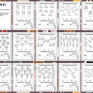 Number Tracing Book for Kids Ages 3-5 Preschool Math Workbook ...