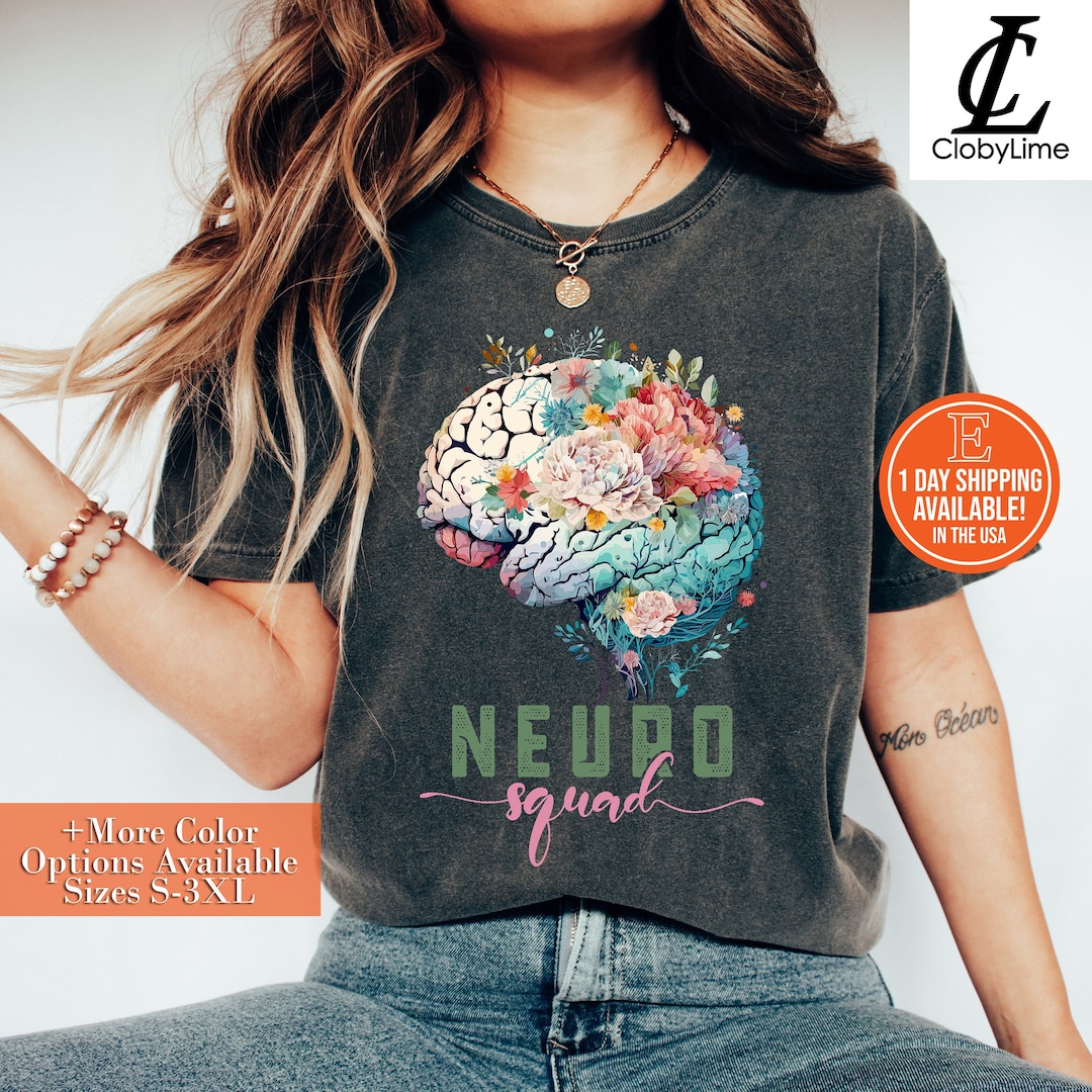 Neuro Tech Floral Shirt, Hoodie, Neurology Neuro Nurse Neuro Tech Neuro ...