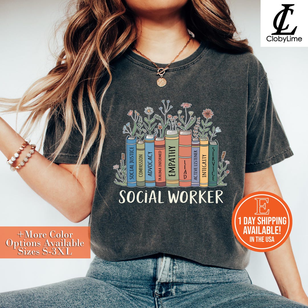 Social Worker T-shirt, Advocate Support Empower Shirt, Social Work ...