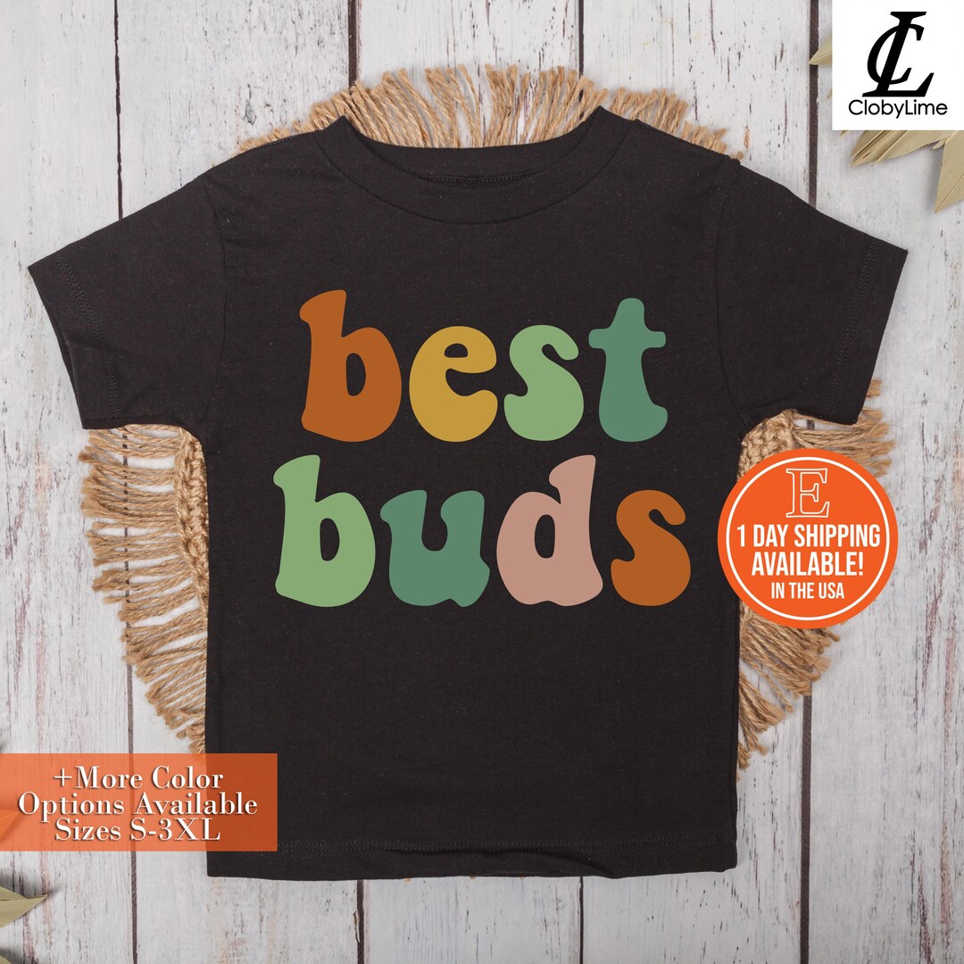 Best Buds Toddler Shirt, Boys Brother Tee, Best Buds T-shirt, Best Buds ...