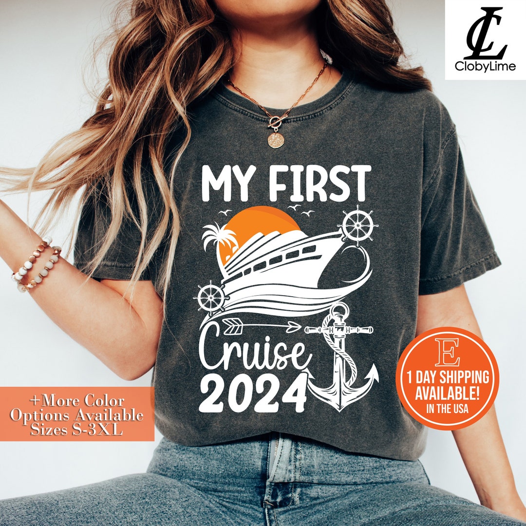 My First Cruise 2024 Shirt, Cruise Shirt, Cruise Tshirt, Family ...