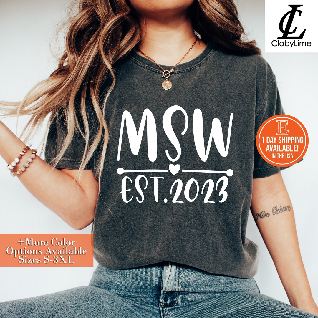 Master Social Worker Grad MSW Graduation 2023 custom Year - Etsy