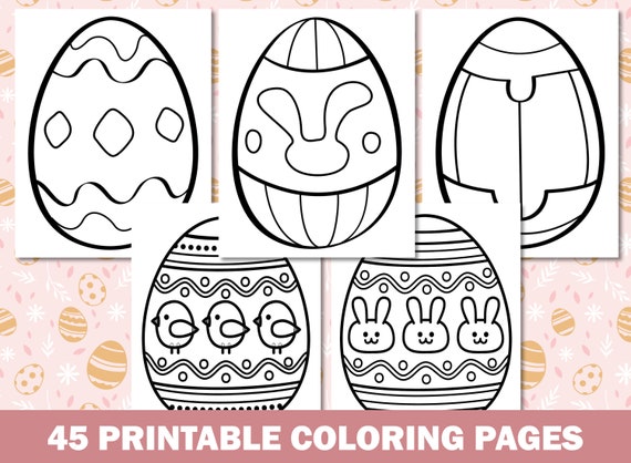 Printable Easter Egg Coloring Pages - Mom. Wife. Busy Life.