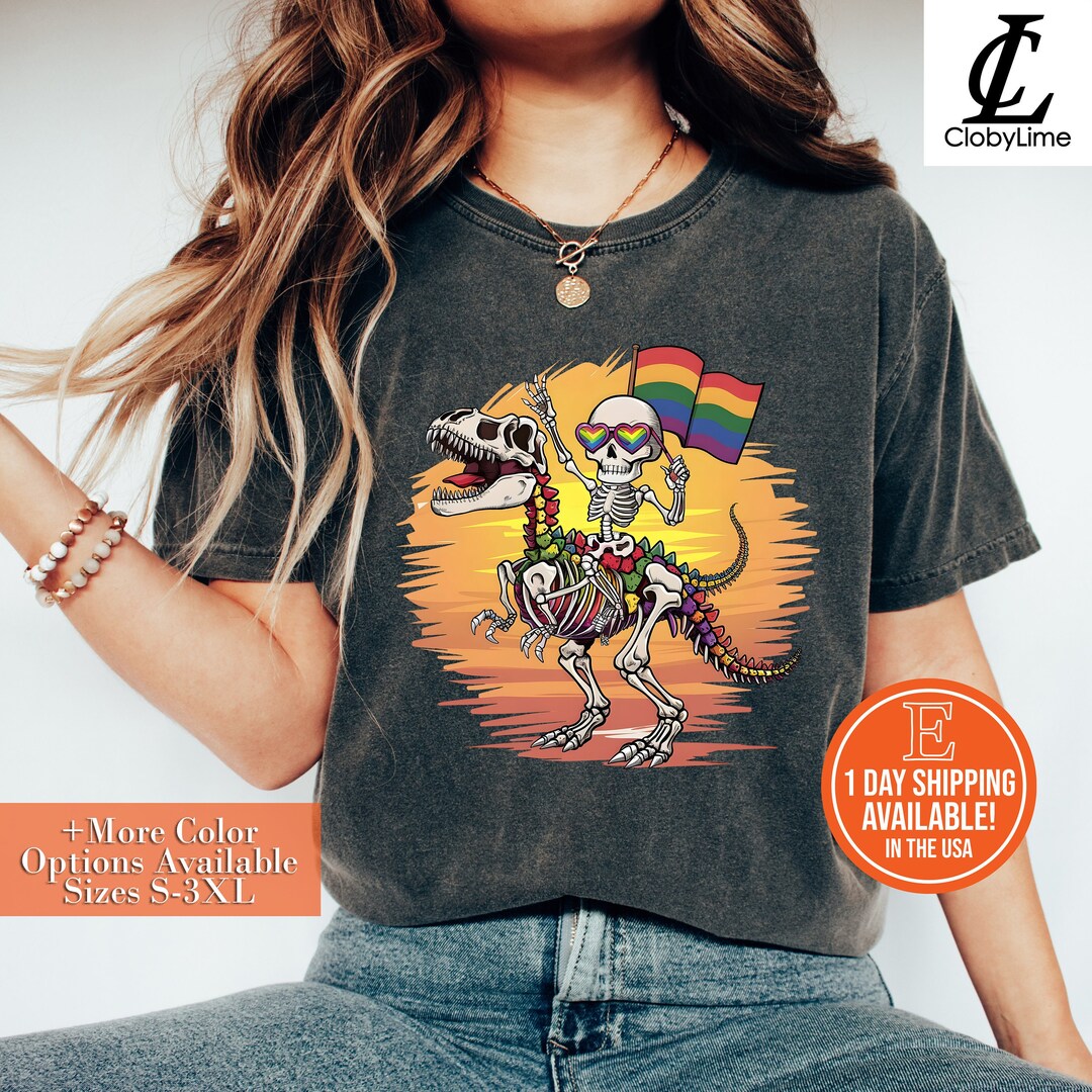 Camisa de esqueleto LGBT, Camisa de esqueleto gay, Camisa de orgullo de ...