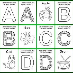 Alphabet Coloring Pages ABC St. Patrick's Day Coloring Pages, 78 ...