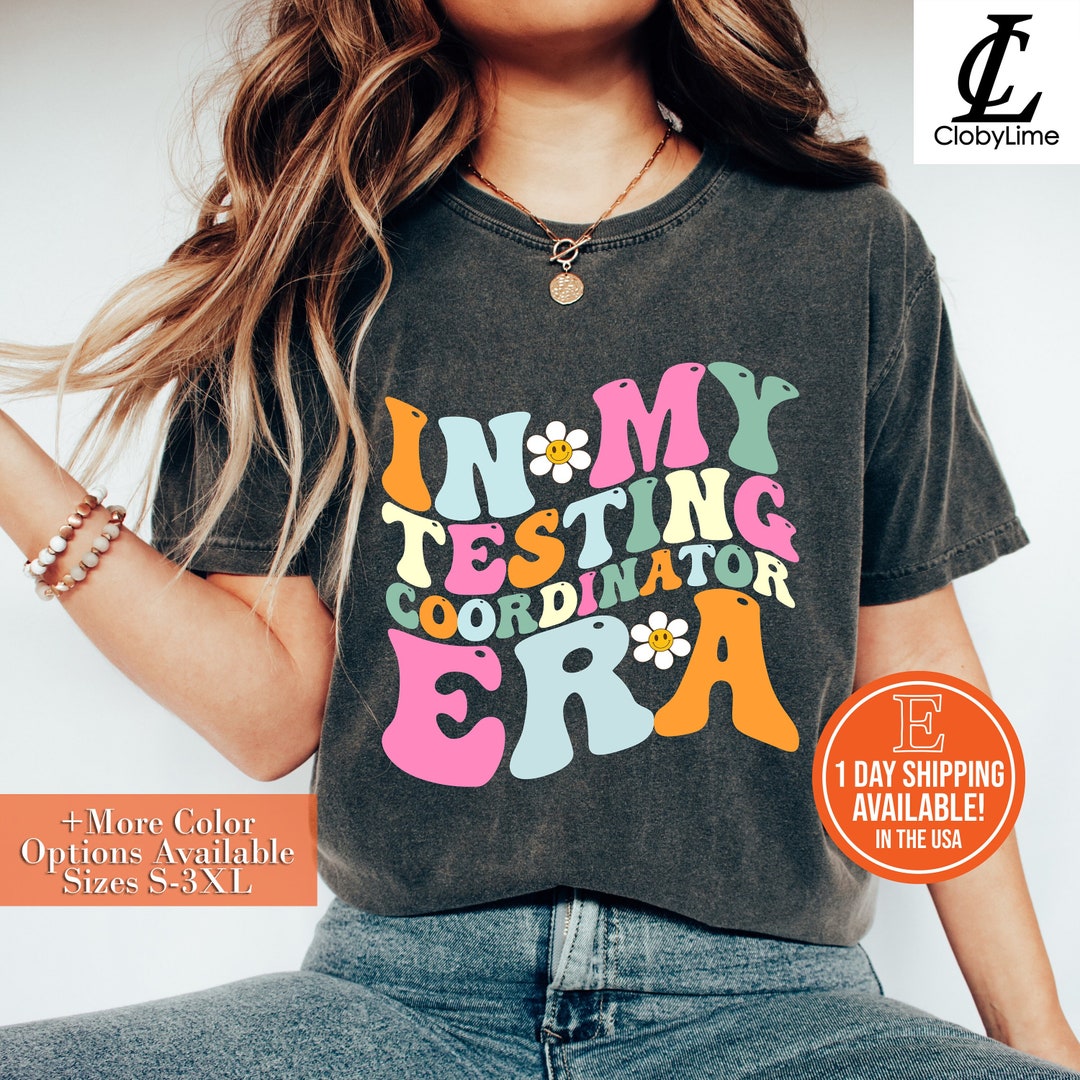 Funny Testing Coordinator Era Shirt, Teacher Test Day Shirt - Etsy
