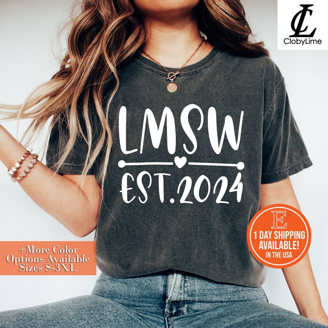 LMSW 2024 (custom Year) Licensed Master Social Worker Graduation Women ...