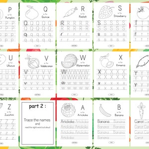 Trace Letters : Alphabet Handwriting Practice Workbook for Kids Ages 3 ...