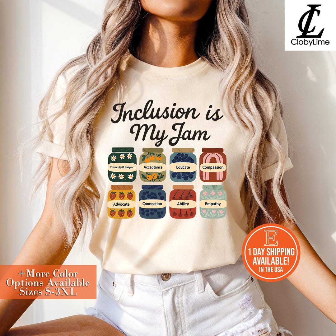 Inclusion is My Jam Shirt, Neurodiversity Tee, Special Education ...