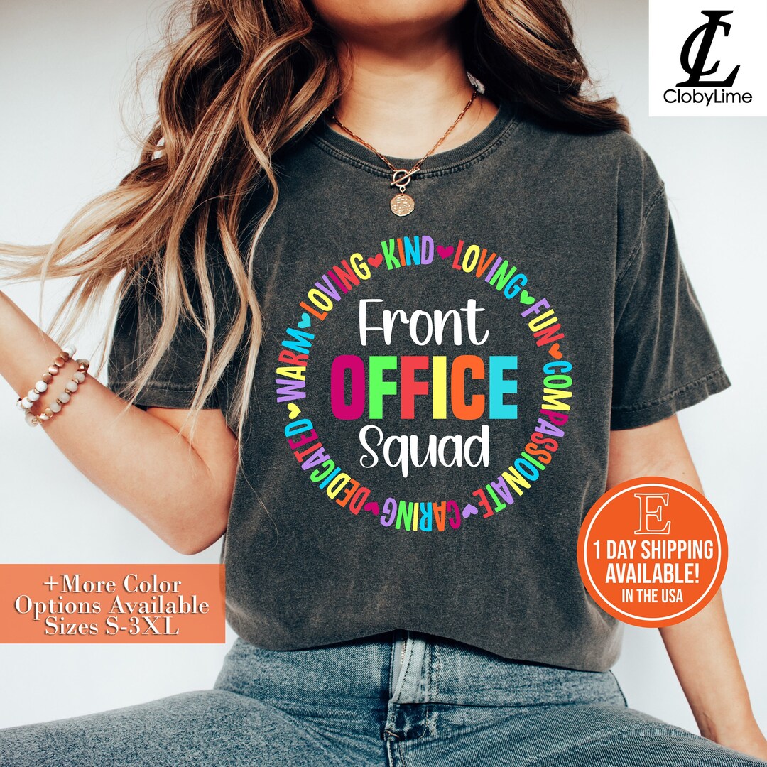 Office Staff Shirts, Coworker Gift, Office Squad Shirt, Administrative ...