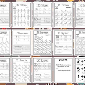 Number Tracing Book for Kids Ages 3-5 Preschool Math Workbook ...