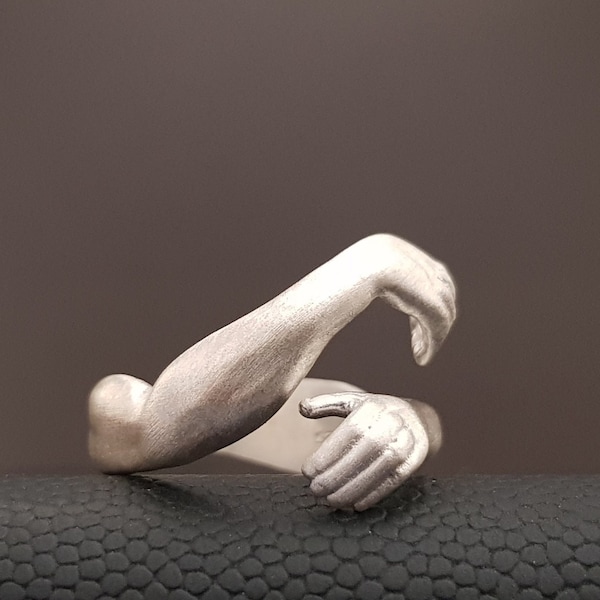 Hug Ring Sterling Silver - Etsy