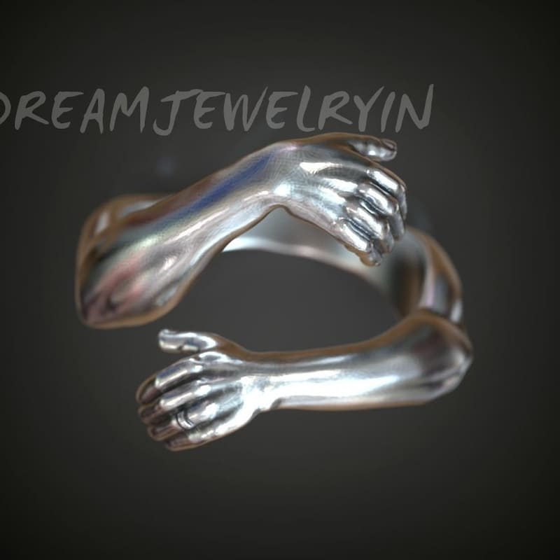 Hug Ring Sterling Silver - Etsy