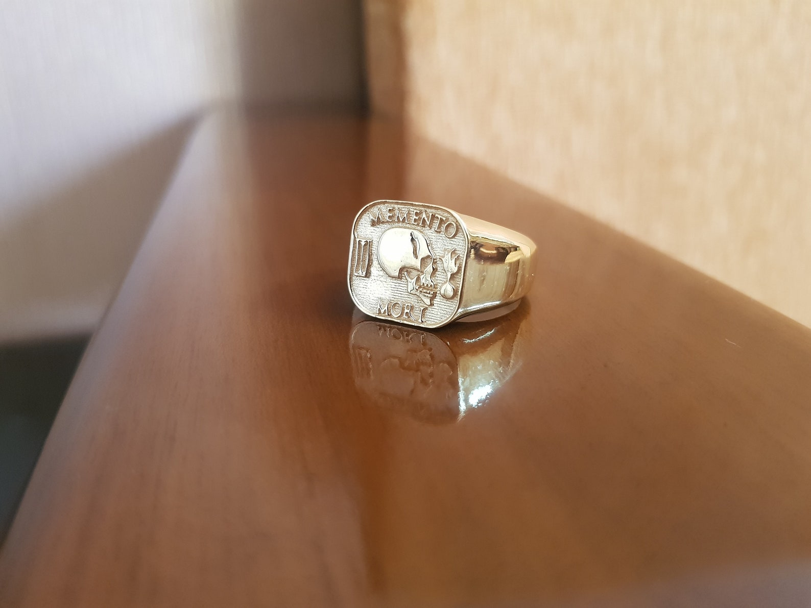 Memento Mori Ring 925 Silver Memento Mori Ring Memento Mori - Etsy