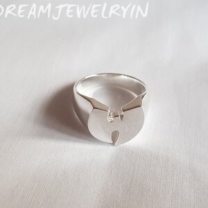 Solid Sterling Silver Ring, Handmade Ring, Wu Tang Ring, Men Wu Ring ...