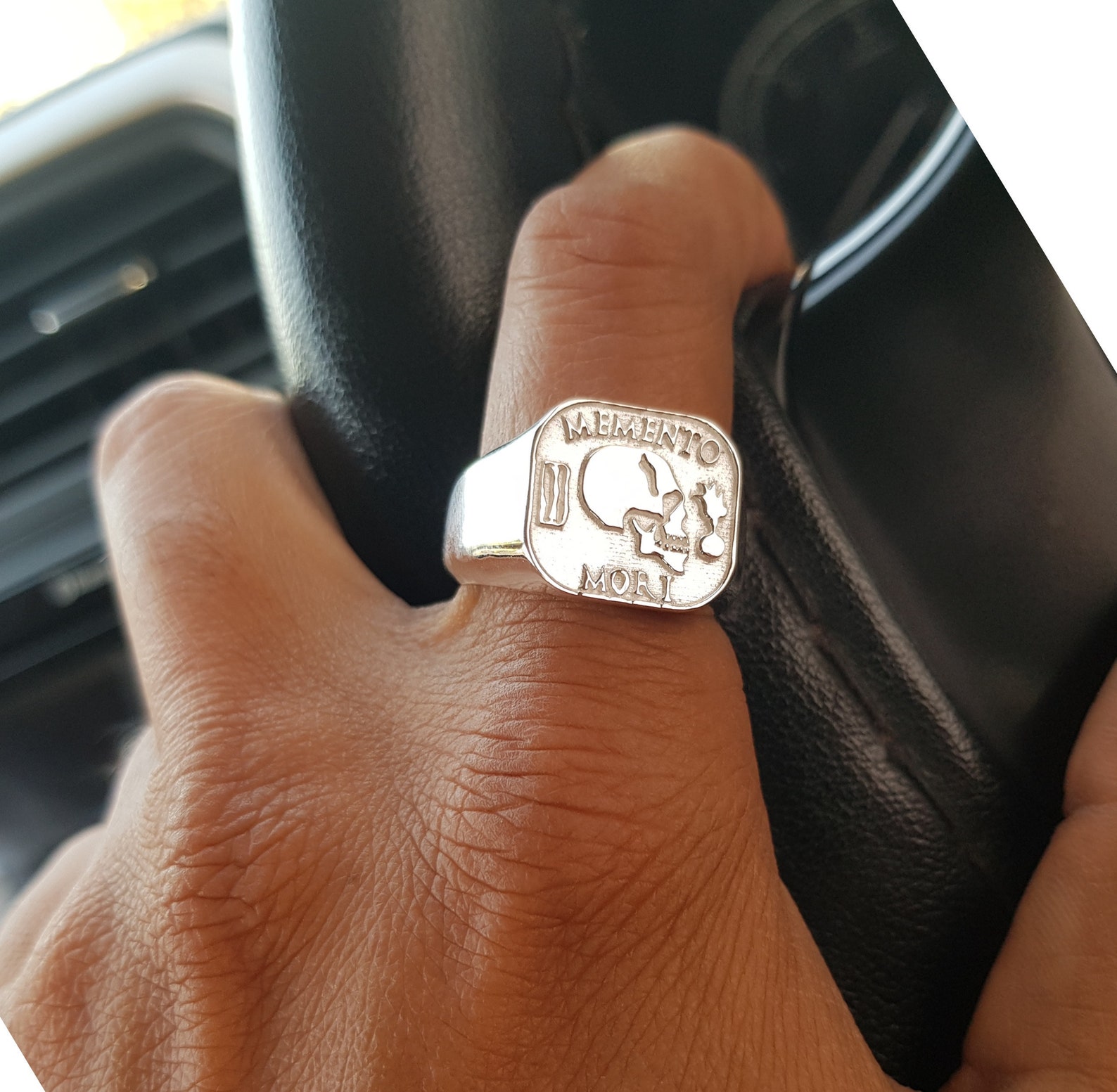 Memento Mori Ring 925 Silver Memento Mori Ring Memento Mori - Etsy