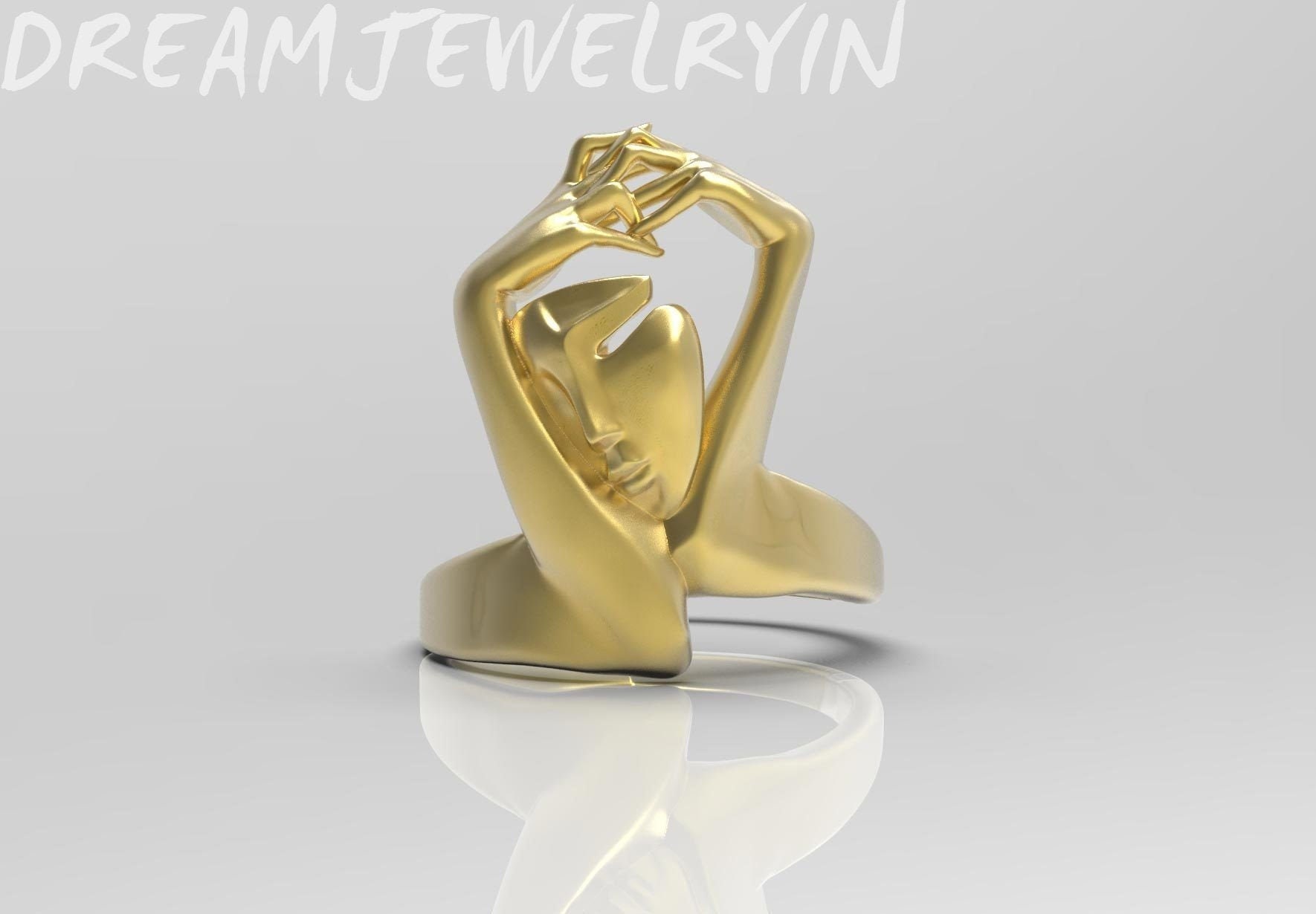 Elegant Women Ring Women Ring Face Ring Hugging Face Ring - Etsy UK