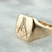 Freemason Masonic Ring 925 Sterling Solid Ring Masonic - Etsy